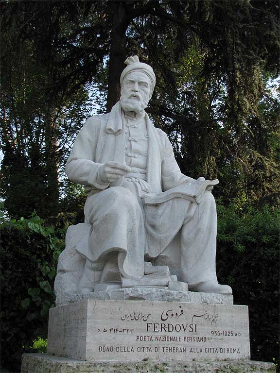 Statue of Persia’s Homer in Rome, Italy | The other Iran