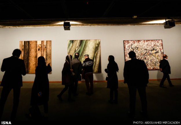 Mixed exhibition of Iranian and Western art at the Tehran Museum of ...