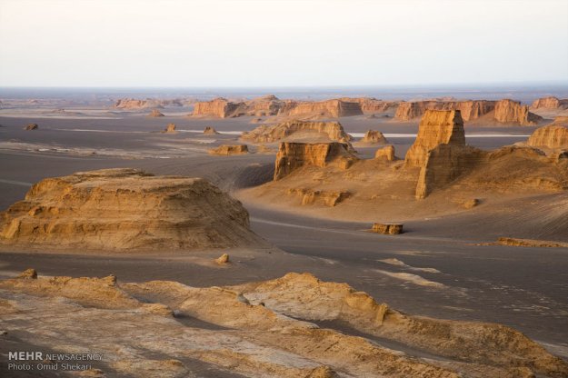 Iran’s Kerman Province: Beautiful yardang landscape near Shahdad ...